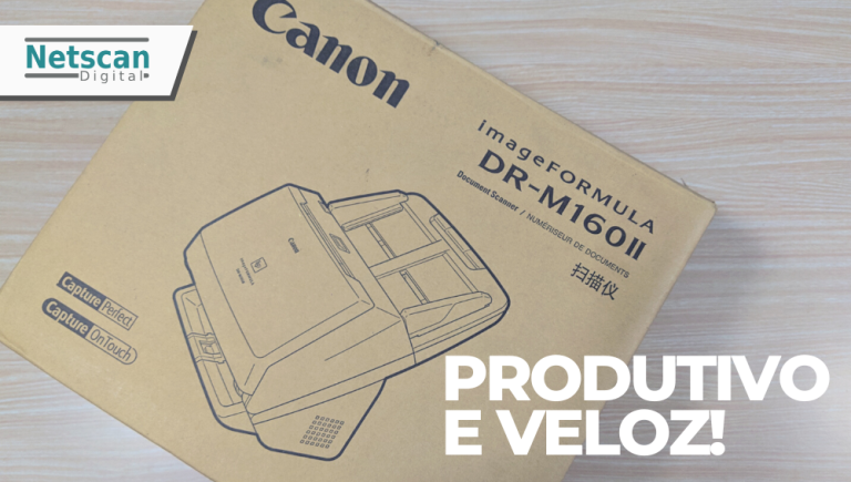Conheça mais sobre o Scanner Canon DR-M160II - Netscan Digital